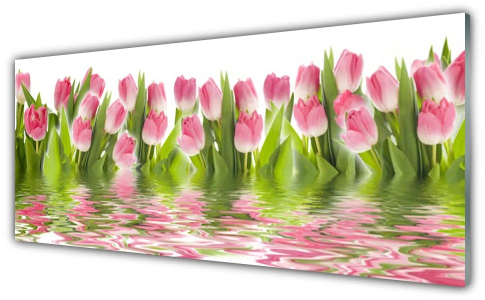 akrylový obraz Tulipány Rostlina Příroda 125x50 cm