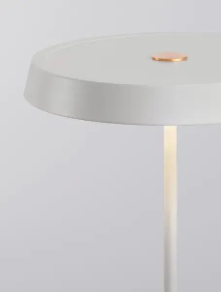 LED bílo-černá stojací lampa Vetro