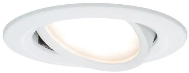 P 93875 Zápustné svítidlo LED Coin Slim IP23 kulaté 6,8W bílá 3ks stmívatelné, výklopné 938.75 - PAULMANN