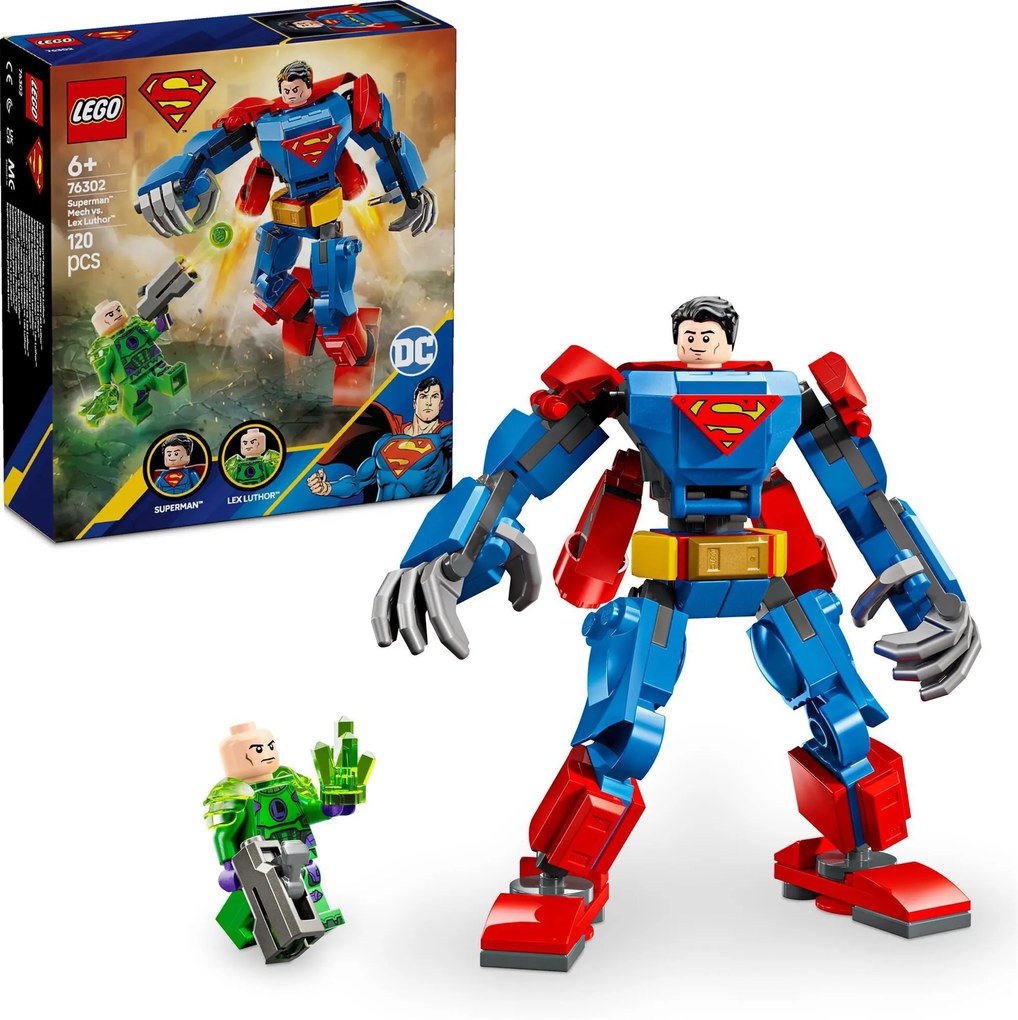 Lego dc batman 76302 superman v robotickém obleku vs. lex luthor 5702017817767