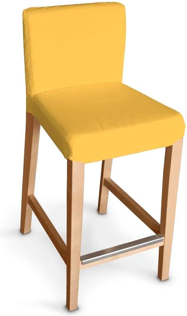 Potah na barovou židli Hendriksdal , krátký barva žlutá