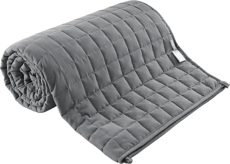 Zátěžová přikrývka antistresová 6,8 kg Rebel RBA-6014-6.8, 150 x 200 cm, šedá