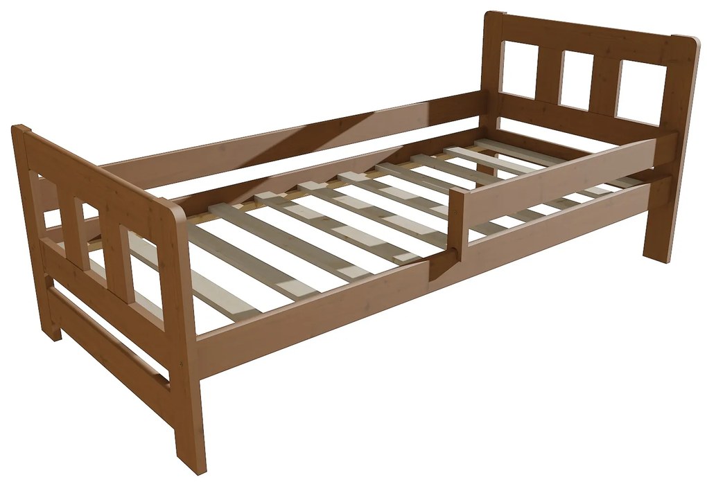 Vomaks Dětská postel se zábranou VMK010FA KIDS Rozměr: 140 x 200 cm, Barva: barva šedá