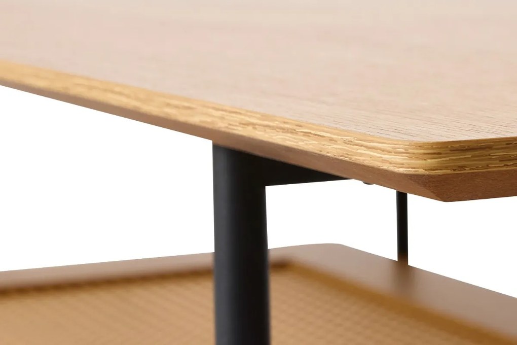 Designový konferenční stolek Lakshmana 110 cm přírodní dub