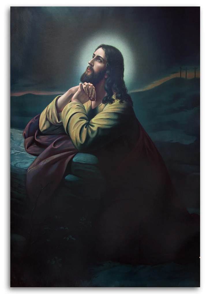 Gario Obraz na plátně Modlitba Ježíše v olivové zahradě Rozměry: 40 x 60 cm