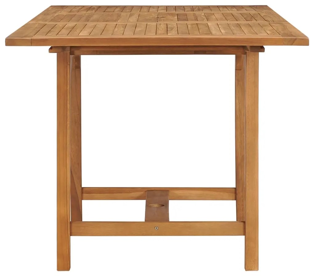 vidaXL Marketos Rozkládací zahradní stůl (110–160) x 80 x 75 cm masivní teak
