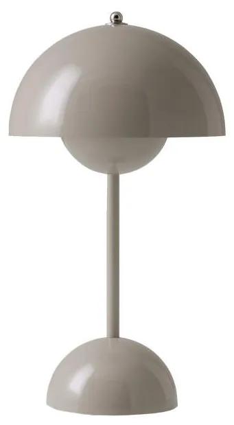 &amp;Tradition Přenosná stolní lampa Flowerpot VP9, grey beige 133093A209