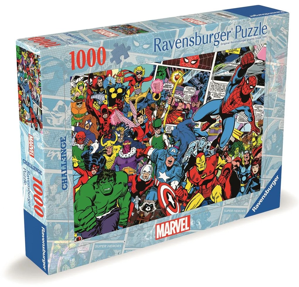 Puzzle ravensburger 120005100 challenge puzzle: marvel