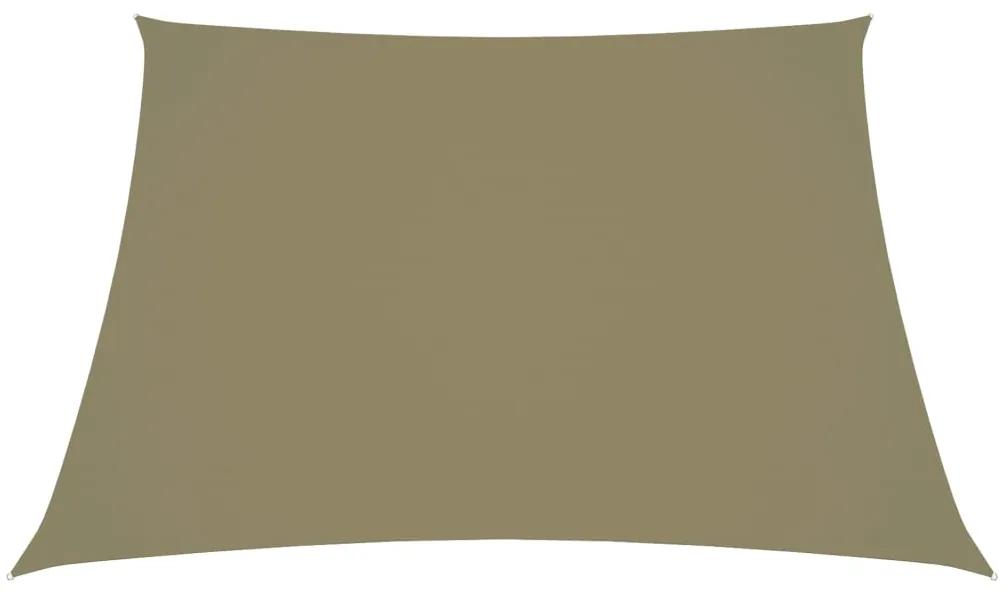 vidaXL Stínící plachta oxfordská látka čtvercová 7 x 7 m béžová