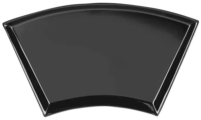 Talíř mělký černý 51 x 30 cm Buffet (LXBS51BK), Rak Porcelain