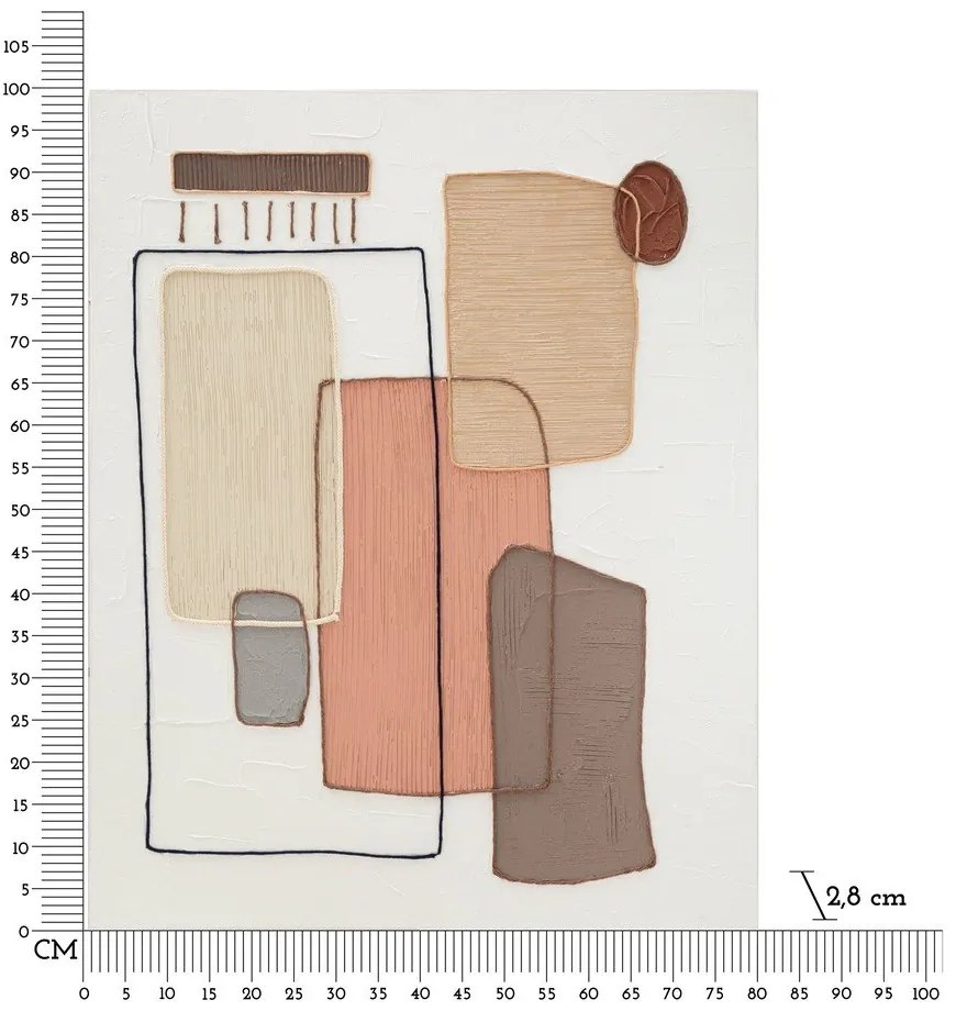 Ručně malovaný obraz 80x100 cm Paint – Mauro Ferretti