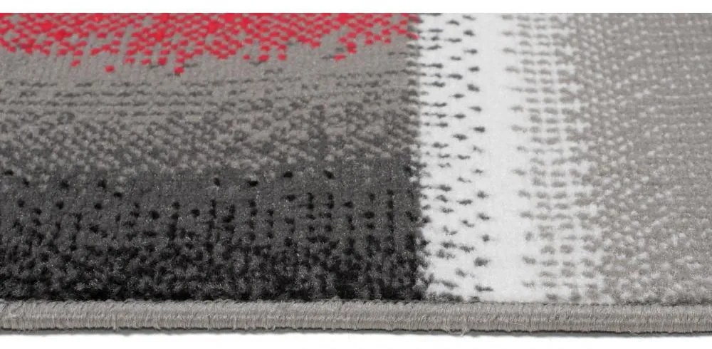 Kusový koberec PP Frenk šedočervený 300X400 300x400cm