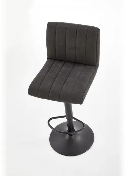 Barová židle Agata / tmavě šedá