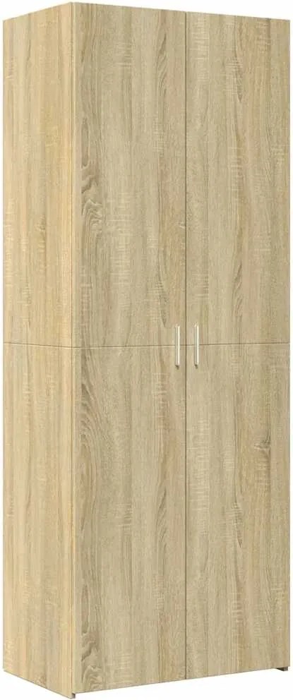 Skříň highboard dub sonoma 70 x 42,5 x 185 cm kompozitní dřevo 3281422
