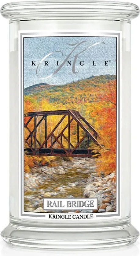 Velká svíčka Rail Bridge Kringle Candle