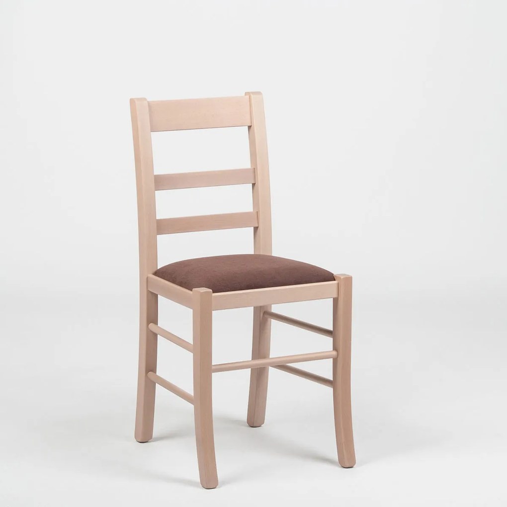 STIMA Židle FURLA s čalouněným sedákem dub LUX camel 2