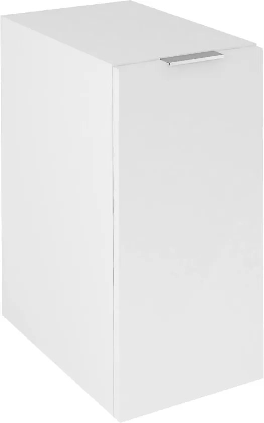 Sapho Cirasa koupelnová skříňka spodní 30 x 64 x 46 cm koš na prádlo bílá lesk CR318-3030