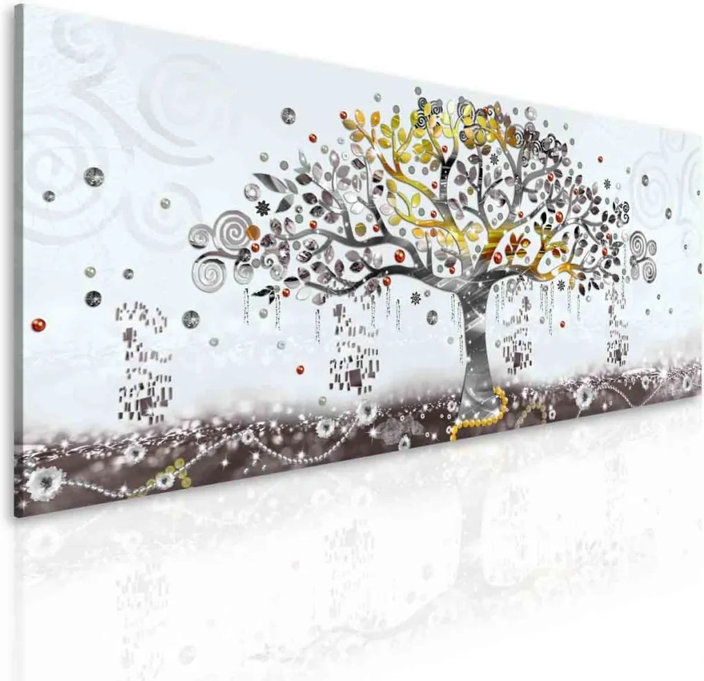 Obraz malovaný abstraktní strom (75x30 cm) - InSmile ®