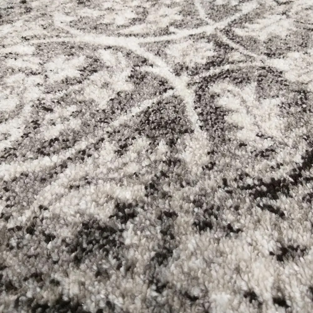 Moderní vzorovaný koberec hnědé barvy do obývacího pokoje Šířka: 80 cm | Délka: 150 cm