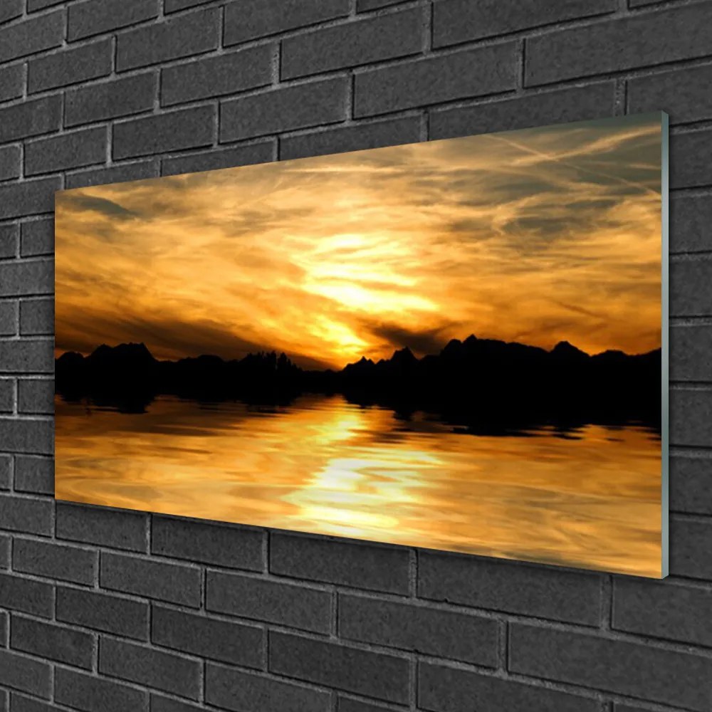 Obraz na skle Abstrakce Umění 120x60 cm