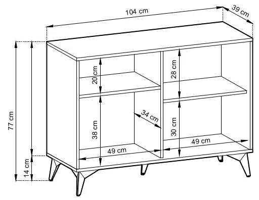 Komoda DIAMOND K104