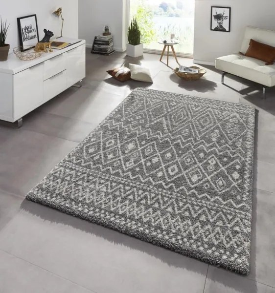 Hans Home | Kusový koberec Chloe 102804 grau, šedá - 80x150