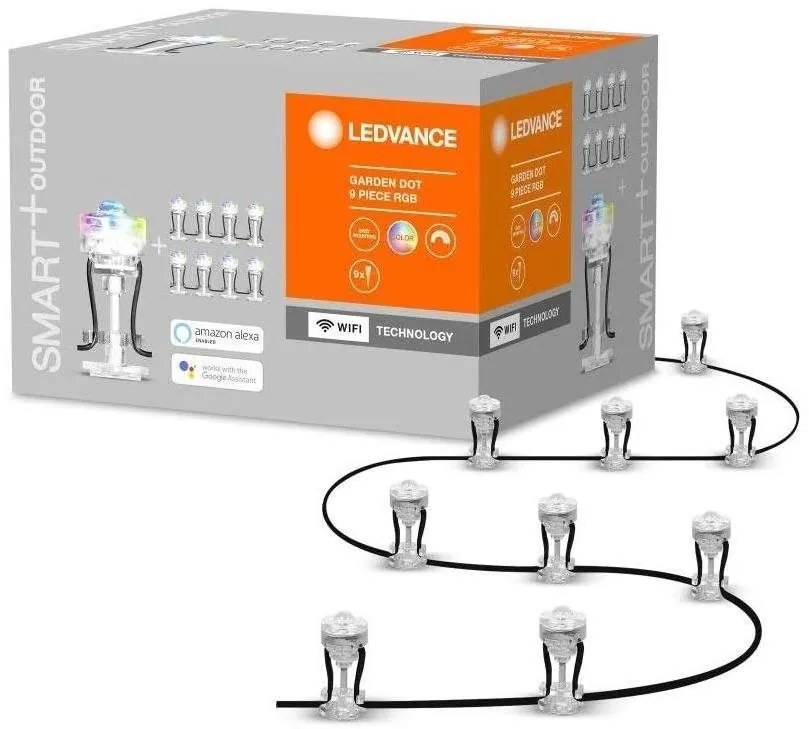 Zahradní osvětlení ledvance - led rgb venkovní prodlužovací sada smart+ dot 9xled/2,5w/230v ip65 wi-fi