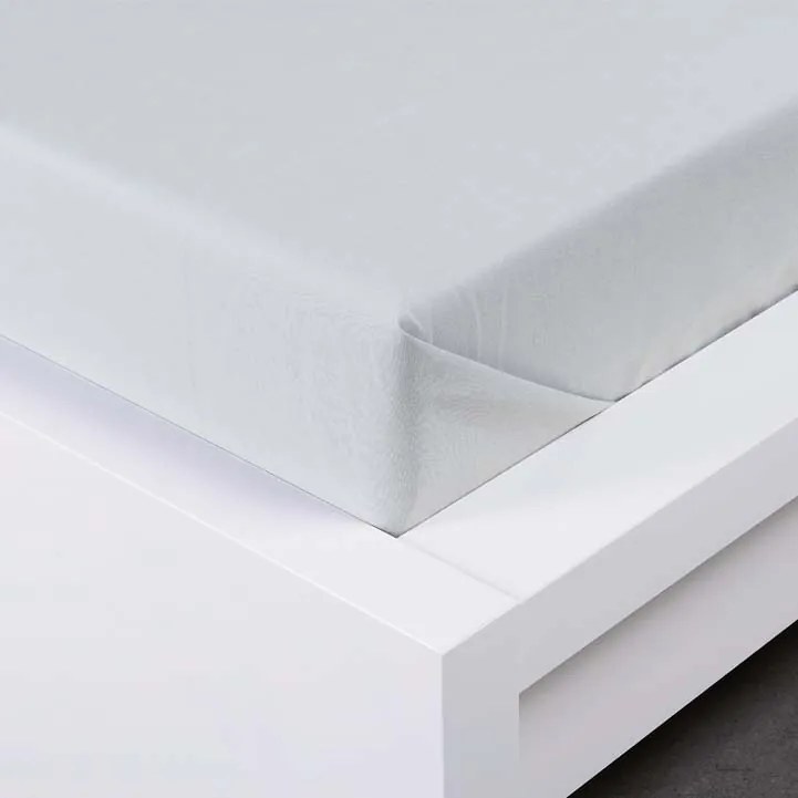 XPOSE® Bavlněné prostěradlo - světle šedá 140x225 cm
