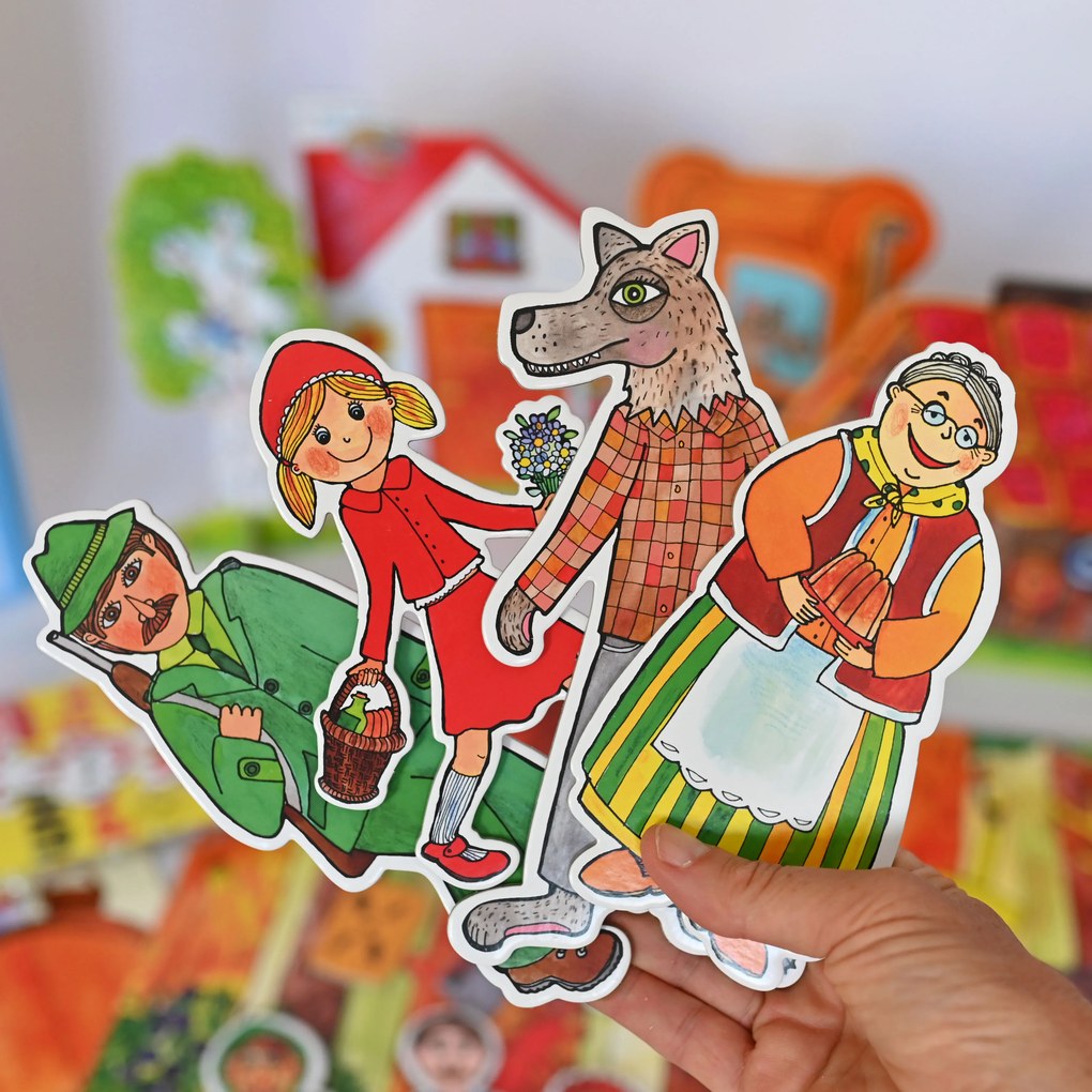 MARIONETINO Červená Karkulka - Loutková pohádka DÁRKOVÁ KRABIČKA: Baleno v krabičce.