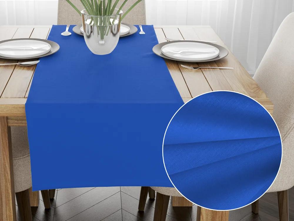 Biante Bavlněný běhoun na stůl Moni MOD-503 Modrý 45x140 cm