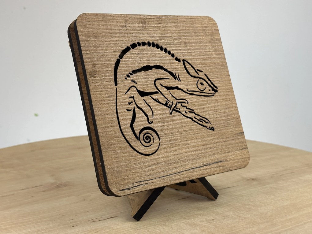 Li-Go "Chameleón" lampa 19x19cm provedení povrchu: dub světlý