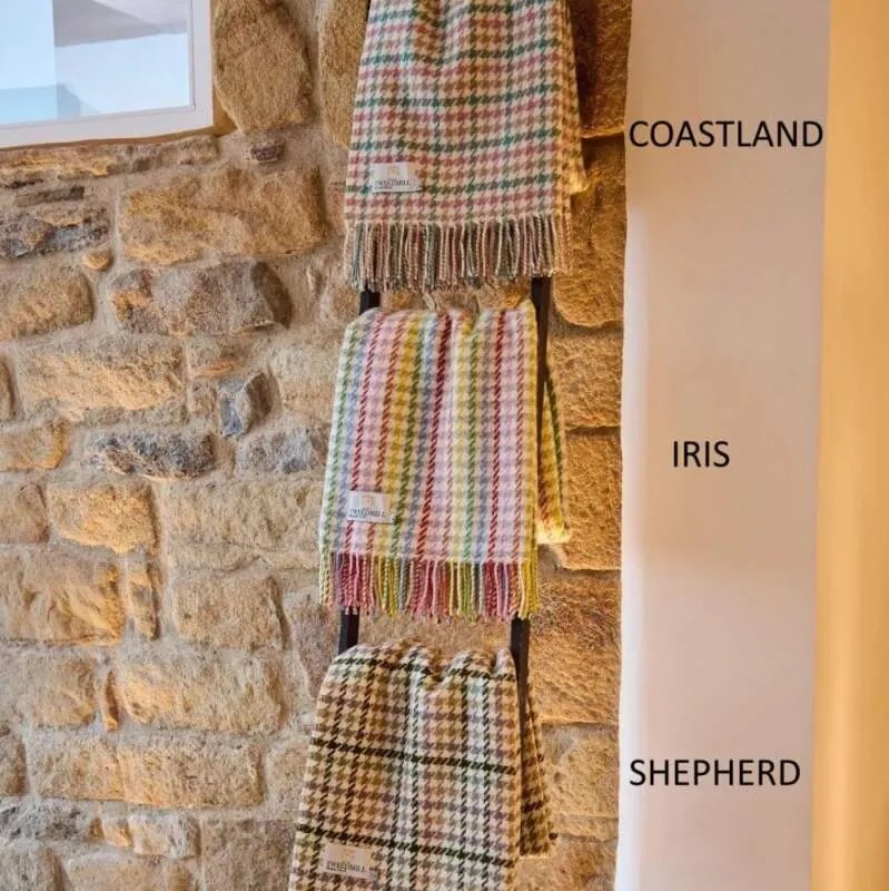 Vlněná deka Houndstooth Shepherd 183 x 150 cm Tweedmill
