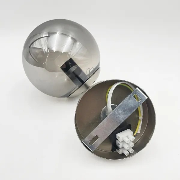 Brilagi - Nástěnná lampa MALIVA 1xE14/15W/230V matný chrom/kouřová