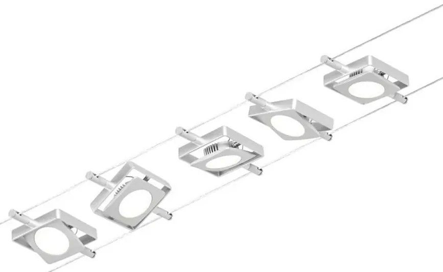 Paulmann 94420 - SADA 5xLED/4,5W Bodové svítidlo MAC 230V matný chrom