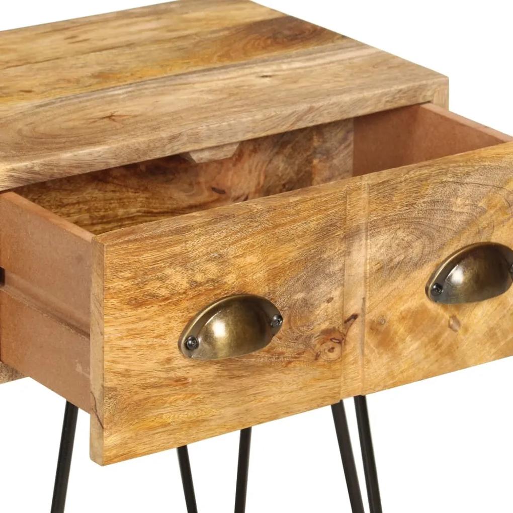 vidaXL Noční stolek 40 x 30 x 50 cm masivní mangovníkové dřevo [286124]