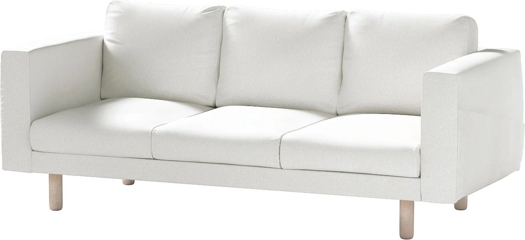 Potah na pohovku IKEA Norsborg 3-místná barva krémová látka pletený vzor