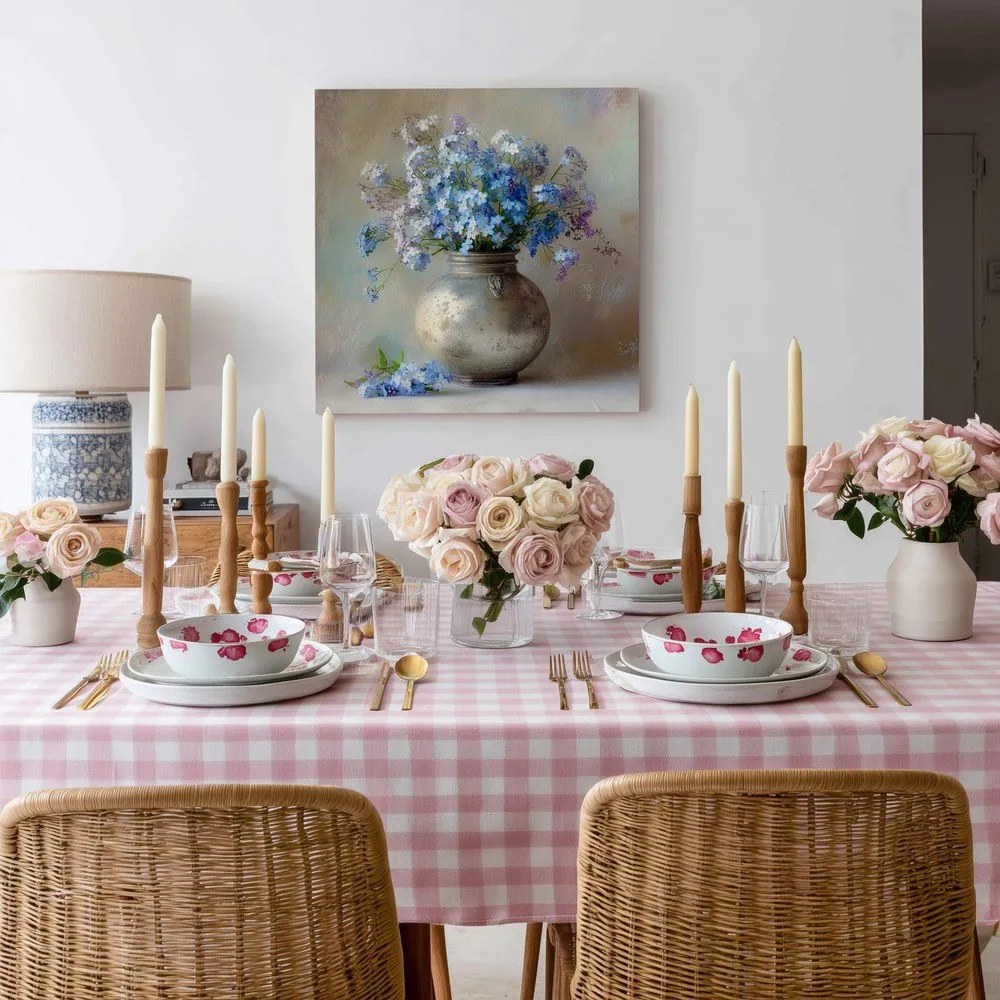 Tištěný obraz na plátně 32x32 cm Forget-me-not – Styler