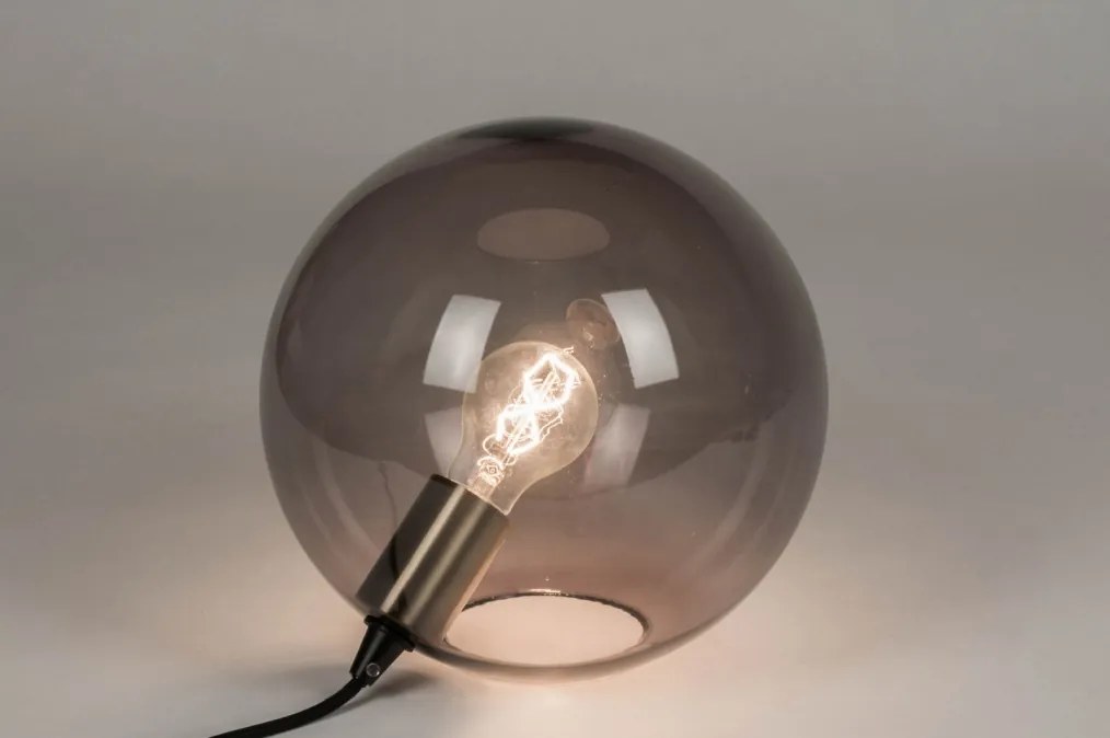 Stolní designová skleněná lampa Prisma I