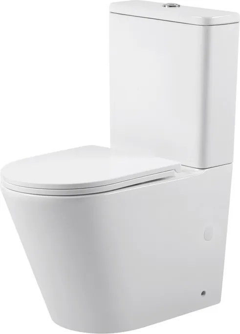 Erga Tina, WC kombi mísa 620x365x820 mm, Rimless + funkce bidetu + toaletní sedátko, bílá lesklá, ERG-V03-TINA-RIM-BID-WH