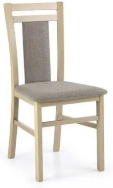 Jídelní židle Hubert 8 šedá, dub