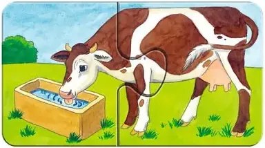 Ravensburger Moje první puzzle Na statku 9x2 dílků / od 2 let