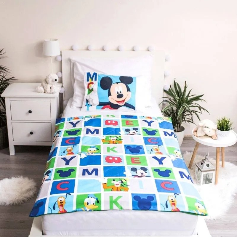 JERRY FABRICS Povlečení do postýlky Mickey and Friends Bavlna, 100/135, 40/60 cm