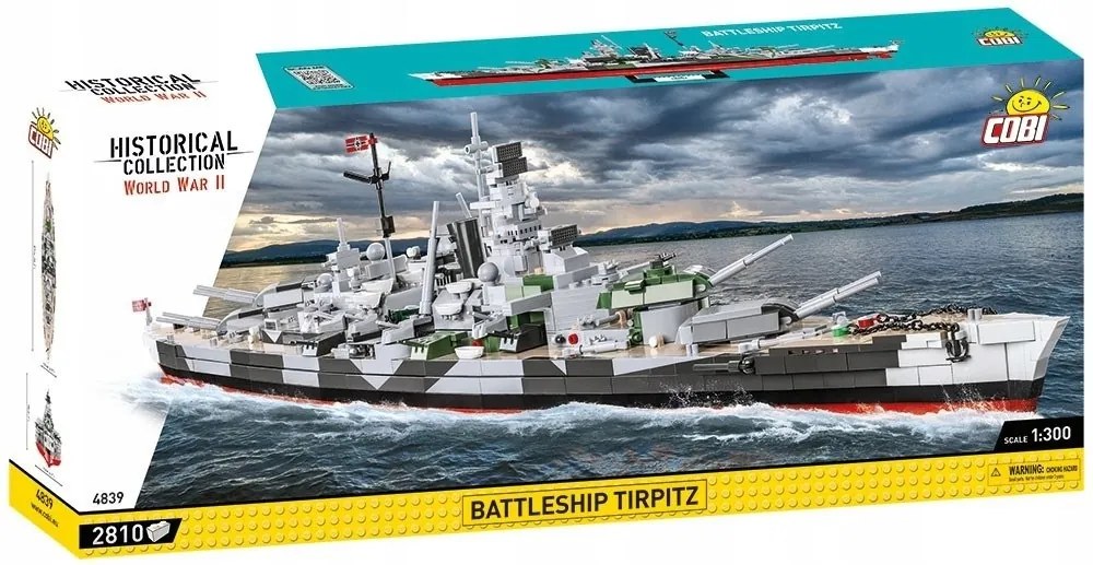 Cobi 4839 německá bitevní loď tirpitz