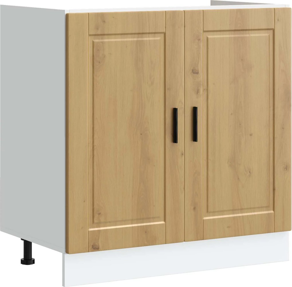 Skříňka pod dřez Porto 2 ks Hnědá 80 x 46 x 81,5 cm 3315030