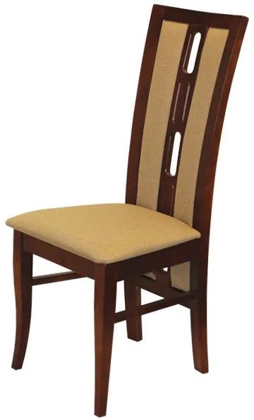 Bradop Židle buková  GIZELA Z102 H-hnědá lamino/masiv 242-CORSIKA tmavě hnědá