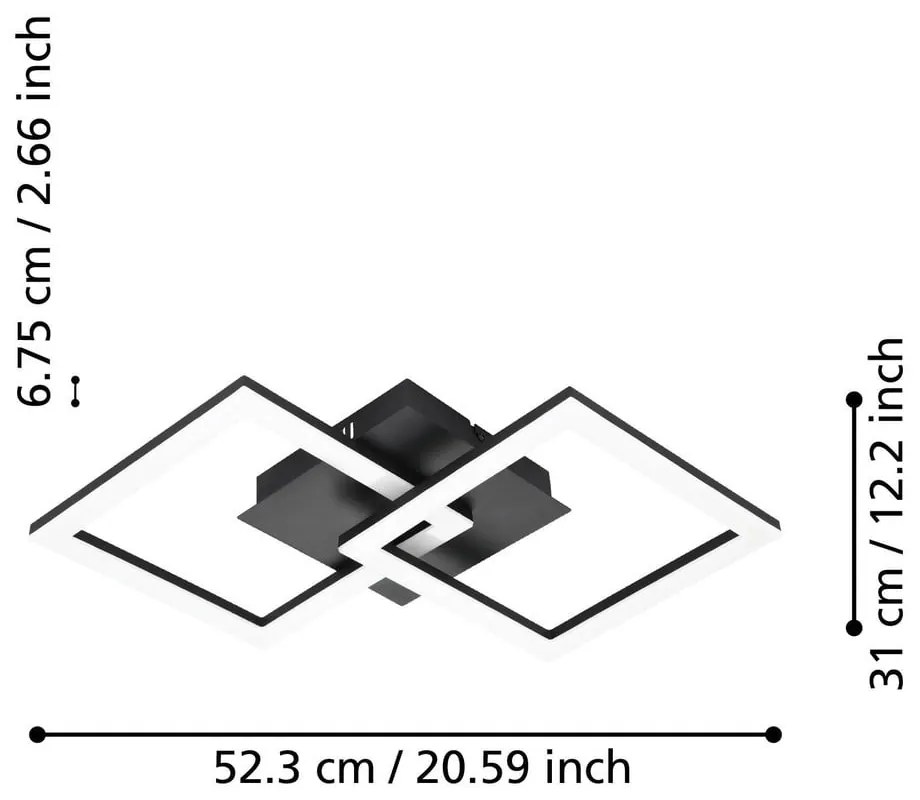 LED smart stropní svítidlo 21,5 W PARANDAY-Z – EGLO