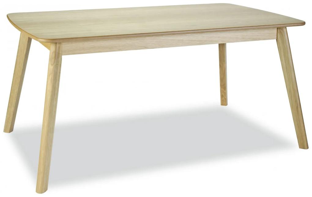 Stůl APOLLO BUK Rozměr: 140x90 + 40 cm, Odstín: Bílá