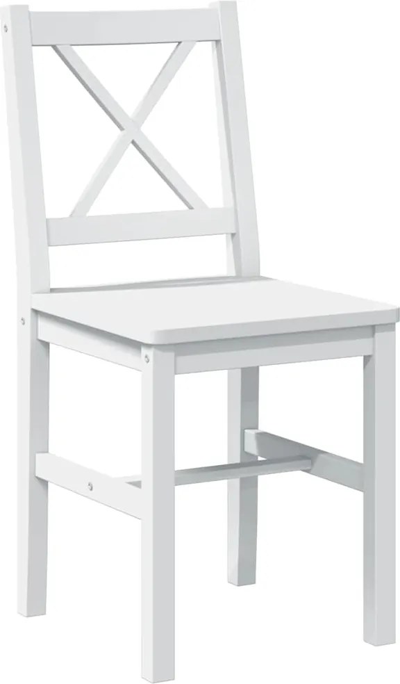5dílný jídelní set bílý 240883