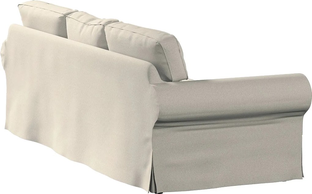 Potah na pohovku IKEA  Ektorp 3-místná, rozkládací STARÝ MODEL PIXBO barva béžová látka pletený vzor