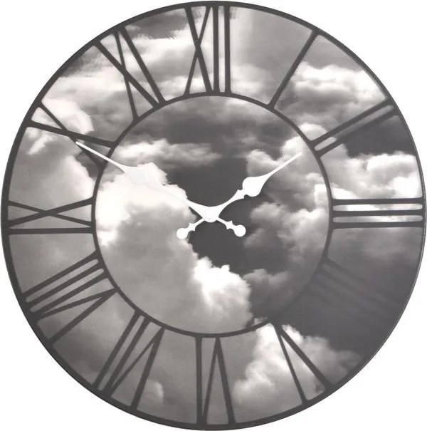 Designové nástěnné hodiny 3037 nextime clouds 39cm
